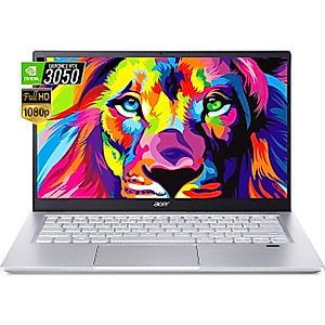 Acer Swift X Creator Laptop | 14" FHD 100% sRGB | AMD Ryzen 5 5600U | NVIDIA GeForce RTX 3050 | LPDDR4X | Wi-Fi 6 | Backlit Keyboard | Win11 Home | w/Mousepad (8GB LPDDR4X RAM | 512GB SSD)