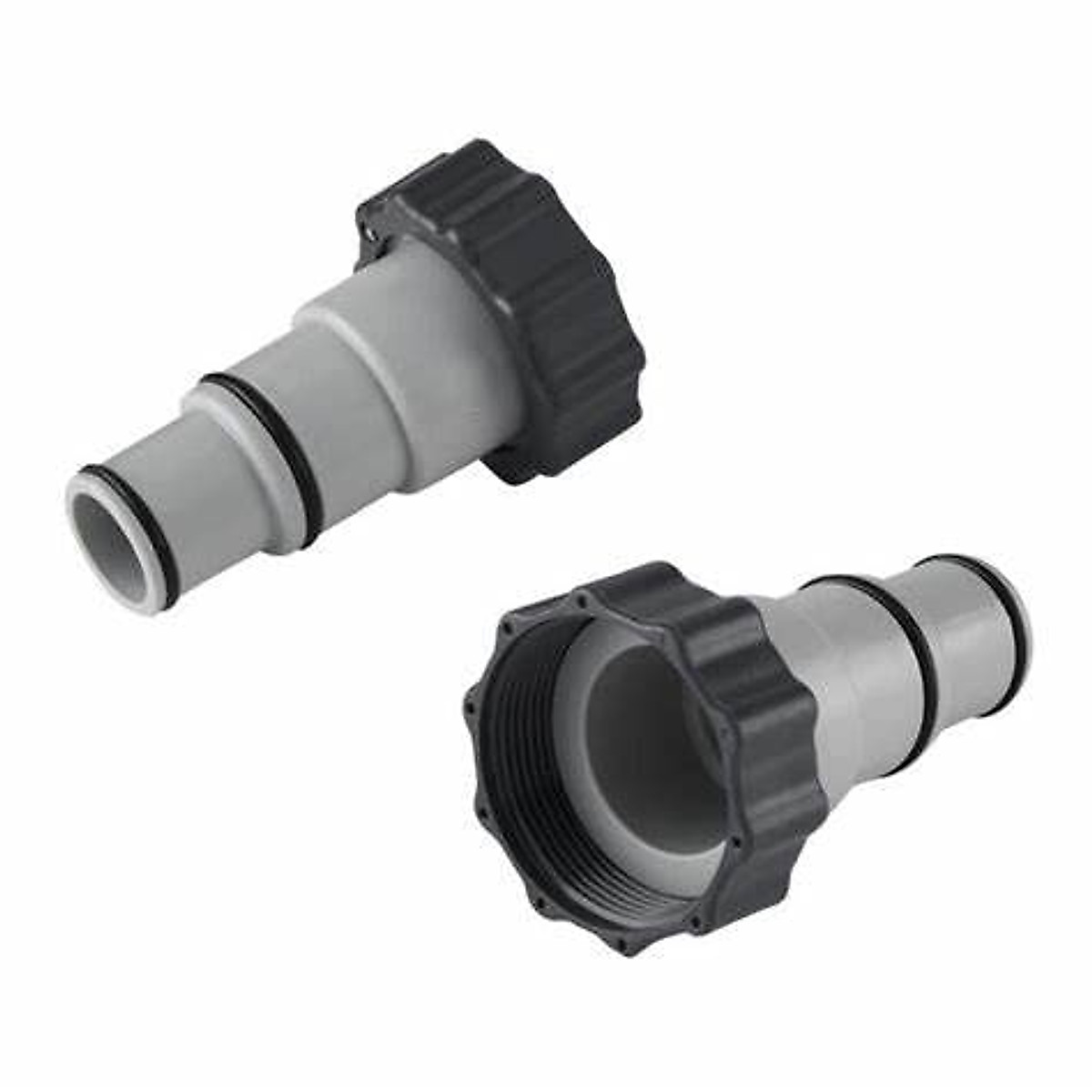 FSYHVVY Replacement Hose Adapter w/Collar for Threaded Connection Pumps Replace Pool Drain Pump Pool Drain Adapter for Intex Pool Set(2 Pack)