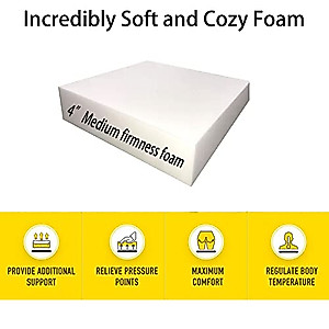 Maphissus Outdoor Deep Seat Cushions Set,24" X 24" Wicker Chair Cushions for Patio Sofa Furniture,Water Resistance Replacement Couch Seating Cushion with Back,Grey