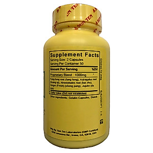 Sun Ten - Siler & Astragalus Formula Capsules/Yu Ping Feng San/玉屏風散 - 1 Pack