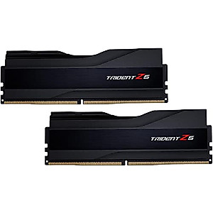 G.SKILL Trident Z5 Series (Intel XMP 3.0) DDR5 RAM 32GB (2x16GB) 6000MT/s CL30-40-40-96 1.35V Desktop Computer Memory UDIMM - Matte Black (F5-6000J3040F16GA2-TZ5K)