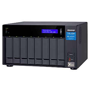 QNAP TVS-872XT-i7-16G-US Ultra-High Speed 8 Bay Thunderbolt™ 3 NAS. Intel® Core™ i7 6-Core Procssor, 16GB RAM
