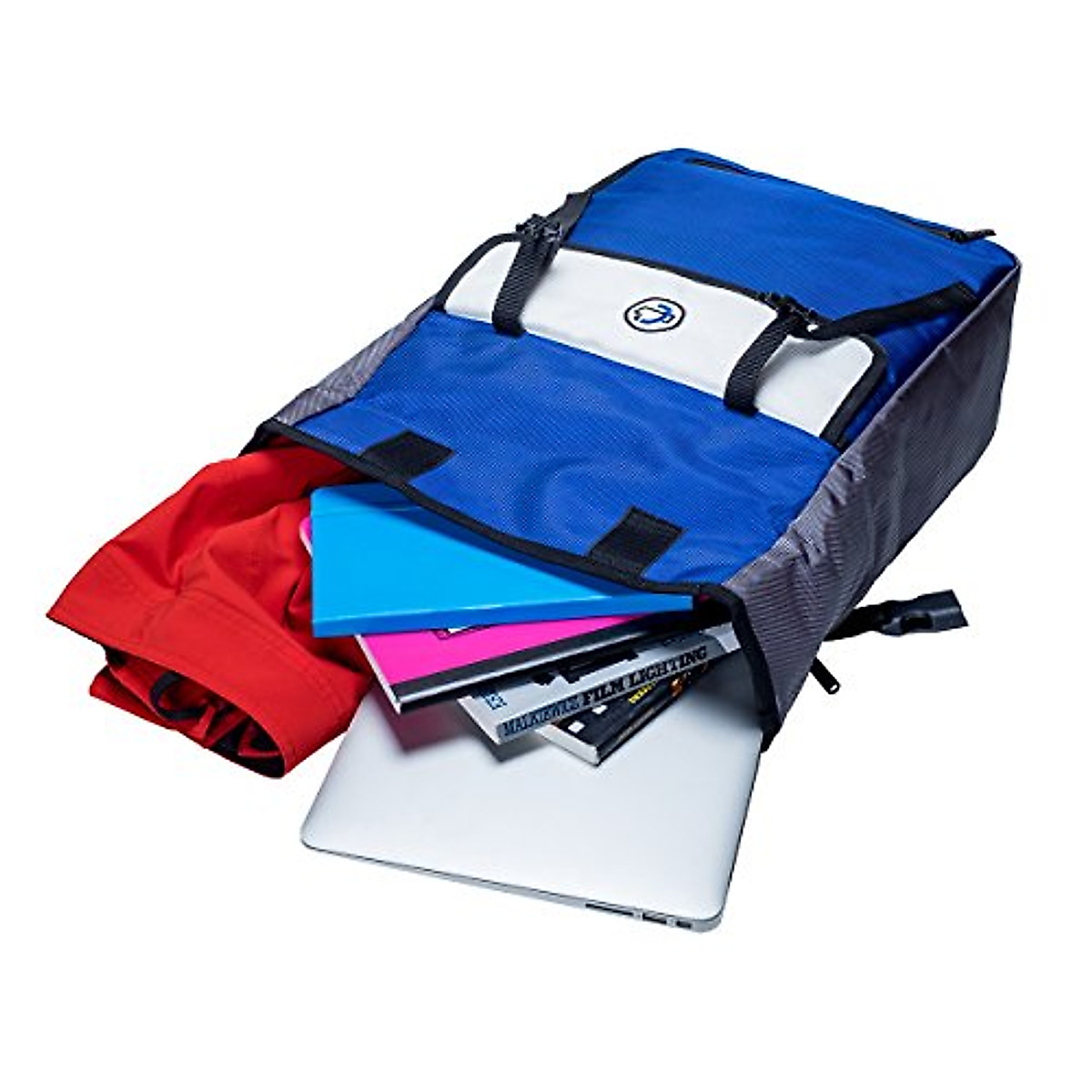 Case-It Laptop Backpack 2.0 with Hide-Away Binder Holder, Fits 13 Inch and Some 15 Inch Laptops, Purple (BKP-202-PUR)