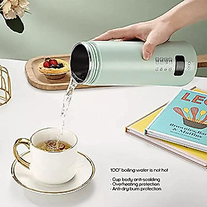 Portable Electric Kettle Temperature 400ML Electric Bottle Temperature Control Appliances Trip Kitchen For Home Smart Kettle