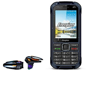 BoxWave Gaming Gear Compatible with Energizer Hardcase H280S - Touchscreen QuickTrigger Auto, Trigger Buttons Autofire Gaming Mobile FPS - Jet Black
