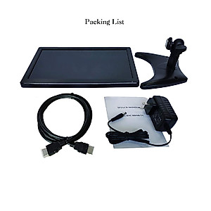 iChawk 11.6" 12" inch Monitor 1920x1080p 16:9 IPS LCD Widescreen HDMI-in VGA Built-in Speaker Plastic Shell Monitor PC Display, PS3, 4 for Ordering POS Machine Industrial Medical Equipment W116PN-253