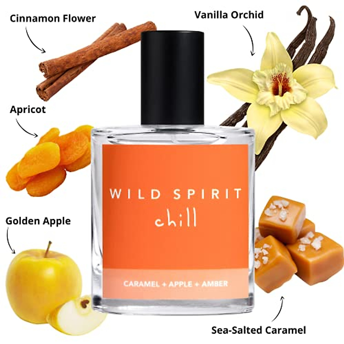Wild Spirit Chill Eau De Parfum Spray | Sweet, Creamy Cruelty-Free Perfume for Women, 1 fl oz/30mL