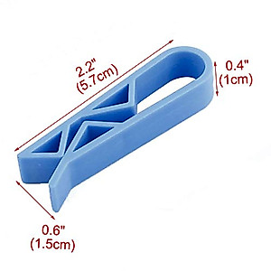 uxcell Kitchen Washroom Garbage Can Waste Bin Trash Bag Non-Slip Clip Clamp Holder 20pcs