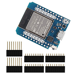 AITRIP 6pcs ESP32 Mini D1 Mini NodeMCU ESP32 ESP-WROOM-32 WLAN WiFi Bluetooth Development Board 5V Compatible with Arduino