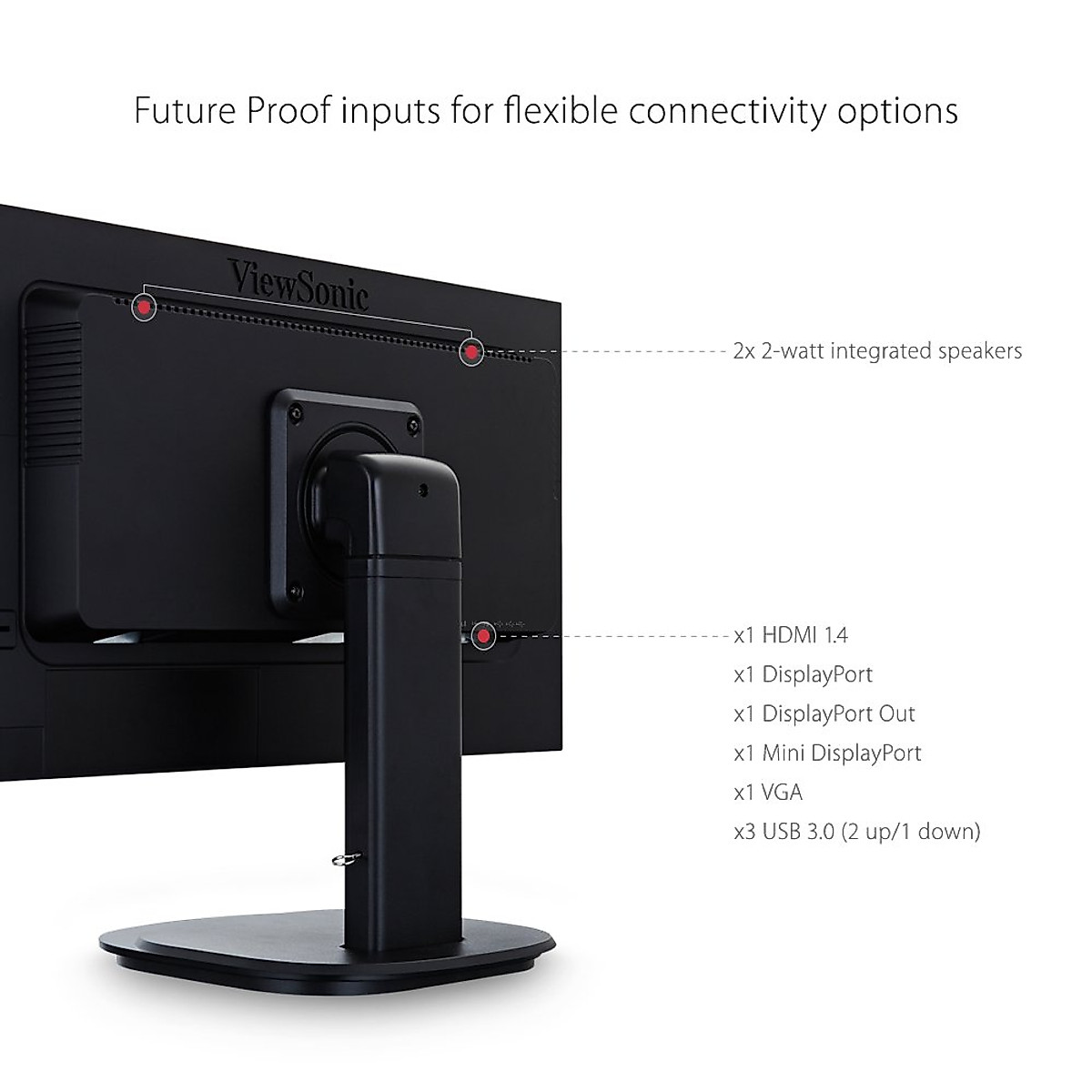 ViewSonic VG2249 22" 1080p Ergonomic Monitor HDMI, DisplayPort, DaisyChain (Renewed)