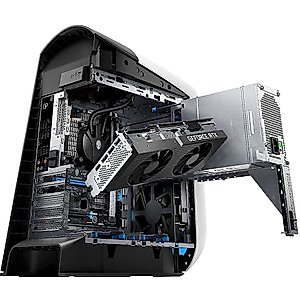 2021 Newest Alienware Aurora R12 Gaming Desktop, Intel Core i7-11700F(Liquid Cool, Up to 4.9GHz), NVIDIA GeForce RTX 3080, 32GB 3200MHz DDR4, 1TB PCIe SSD + 1TB HDD, WiFi 5, Bluetooth 5.0, Win10