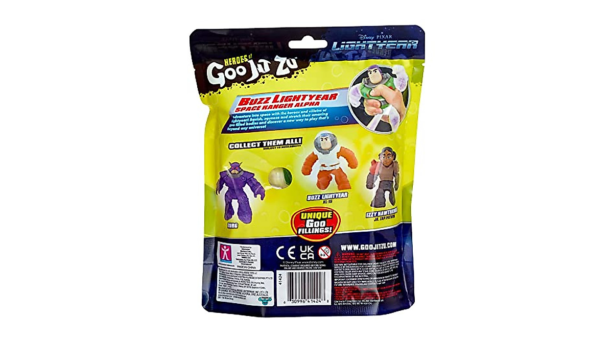 Heroes of Goo Jit Zu Disney Pixar Lightyear Lightyear Hero Pack - Alpha Buzz, Squishy, Stretchy ...