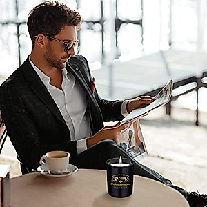 Gifts for Dad from Daughter Son, Unique Fathers Day Birthday Gift Ideas for Husband Men Him, Thanksgiving & Christmas Day Presents for Dad or Man, Lavender Candles Best Dad Ever Gifts (7oz) D