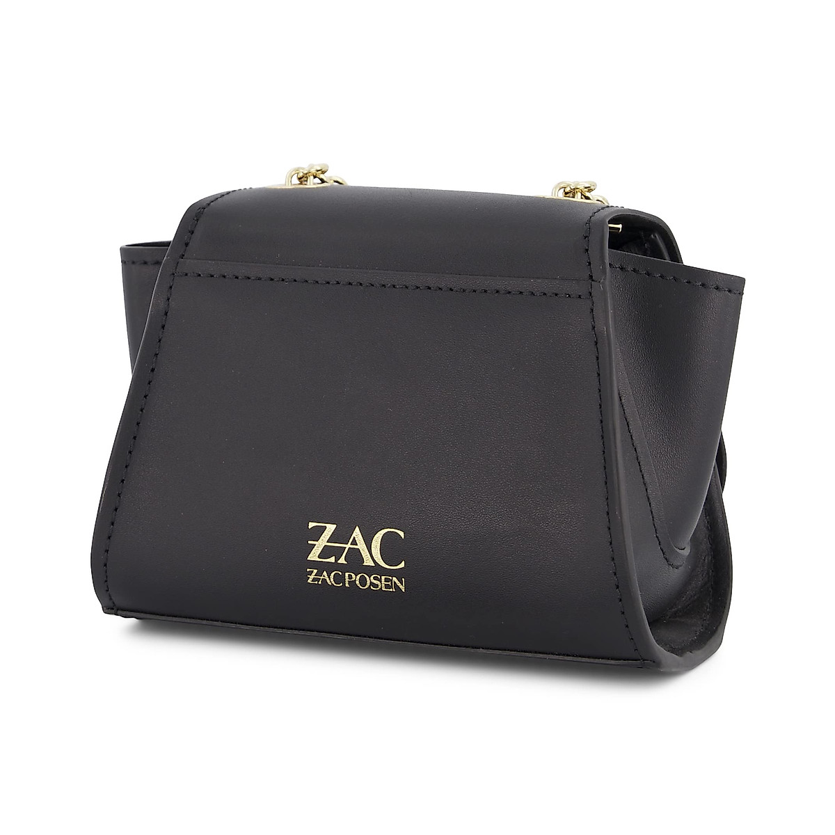 ZAC Zac Posen Eartha Mini Chain Crossbody Bag-Pearl Lady, Black
