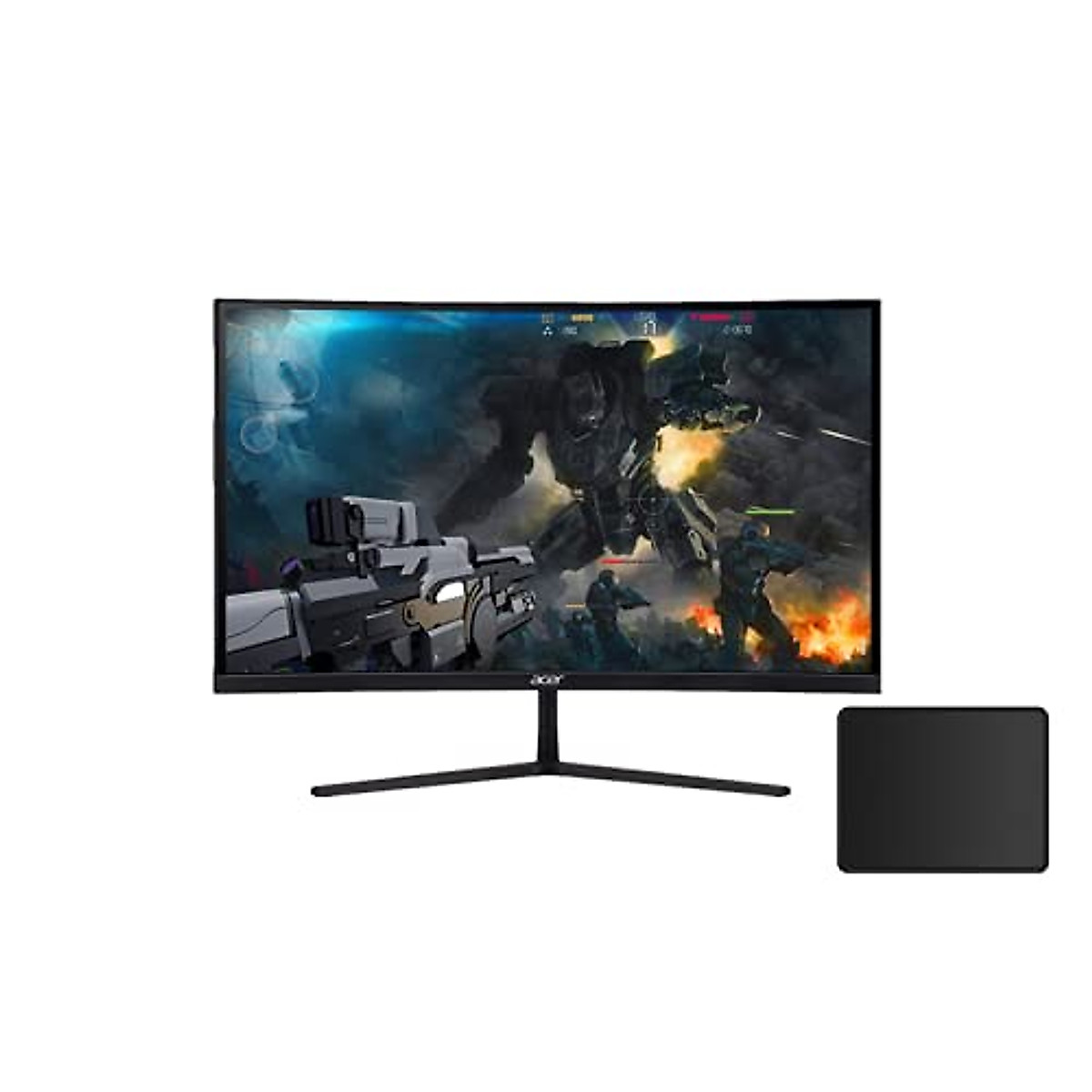 Acer Pbmiiipx 27" 1500R Curved WQHD (2560 x 1440) VA Gaming Monitor | AMD Radeon FreeSync2 HDR Technology | DCI-P3 | VESA Certified DisplayHDR400 | 4ms Response Time | Black | with Mouse Pad Bundle