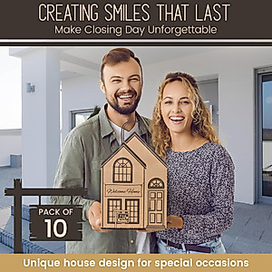 Welcome Home Bundle of 10 House Shaped Gift Bags