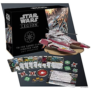 Atomic Mass Games Star Wars: Legion TX-130 Saber-Class Tank Unit Expansion - Unleash Elegant Fury! Tabletop Miniatures Strategy Game for Kids and Adults, Ages 14+, 2 Players, 3 Hour Playtime, Made