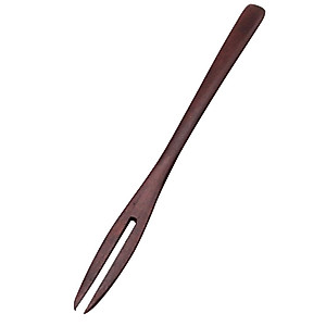 5 Pack Wooden Forks for eating Desserts, Chips, Snacks, Cereal, Salad, Fruit, Eco-friendly Japanese Wood Salad Dinner Fork Tableware Dinnerware for Kids Adult