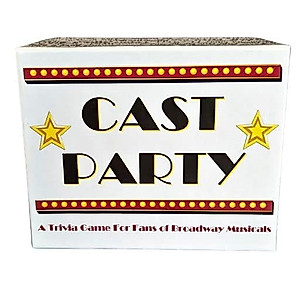 CAST Party! | Party Game for Theater People | Broadway Musical Trivia | Broadway Gift Idea | 400 Trivia Cards for Musical Theatre Enthusiasts | Trivia Night on Broadway