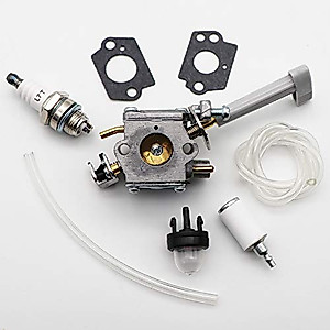 kipa Carburetor 308054079 for Ryobi RY08420 RY08420A Backpack Blower BP42 530069247, with Mounting gaskets Fuel Filter New Spark Plug Fuel Lines Prime Bulb, Durable Fuel Carburetor mantience kit