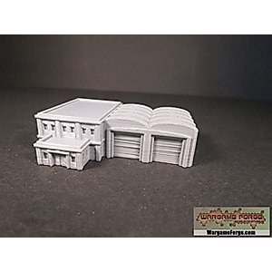 Fire Station 6mm/8mm Tabletop Terrain (Standard)