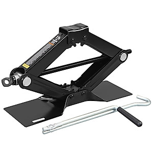 Torin AT10152B Steel Scissor Lift Jack Car Kit, 1.5 Ton (3,000 lb) Capacity, Black