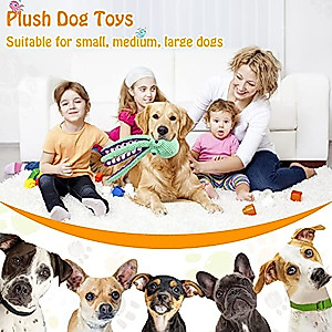 Fuufome Dog Toys/Squeaky Dog Toys/Large Dog Toys/Plush Dog Toys/Big Dog Toys/Stuffed Dog Toys/Dog Toys for Large Dogs/Durable Dog Toys/Puppy Chew Toys/Dog Chew Toys for Small, Medium, Large Dogs
