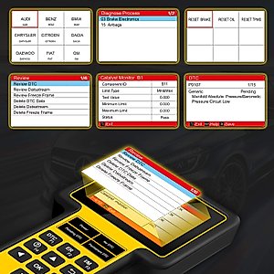 thinkcar Scan Tool TS600 OBD2 Scanner - ABS SRS Automotive Car Code Reader with Oil/EPB/TPMS Reset Service Car Diagnostic Tool, Turn Off Check Engine ABS SRS Warning Light