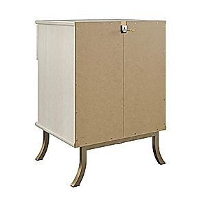 Little Seeds Monarch Hill Clementine White Nightstand, Ivory Oak