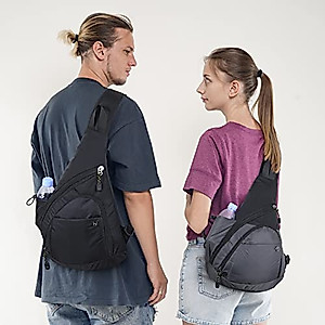 Lufyzora Sling Backpack for Men Women Lightweight Crossbody Sling Bag Large capacity Cycling Hiking Travel Crossbody Bag