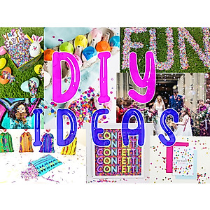 Festive Mexican Paper Confetti Bag- 10oz/285gr. Perfect for Birthday Parties, Pinata filler, Easter Eggs (cascarones), Wedding Toss, Fiesta Party Decor, Cinco de Mayo and much more!