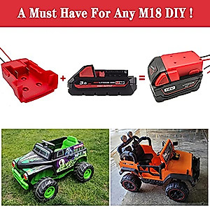 M18 Power Wheels Adapter M18 Battery Adapter for Milwaukee M18 Battery Adapter