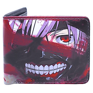 Amatensu Anime Characters Juzo Suzuya wallet Touka Kirishima wallet Ken Kaneki wallet H
