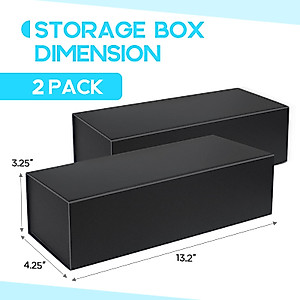 Trading Card Storage Box, Top loader Storage Box, Trading Card Holder Top Load Hobby Box for 800 Count Cards - 2 PACKS