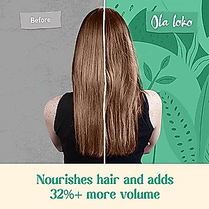 Vegan Sea Salt Spray - 32X More Volume with Hydrolyzed Rice Protein - 33% More Protection - Beach Waves, Texturising, Styling, Thickening - Natural Nutrients, Paraben Free