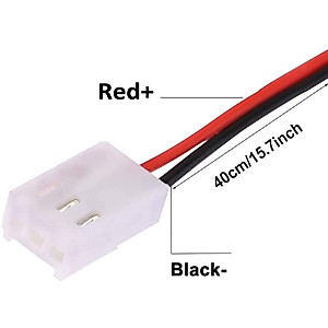 12V Moisture-Proof Fan 120mm 2-Pack High Speed 12 Volt DC 2Wire 3Pin Exhaust Cooling Fan 3000RPM