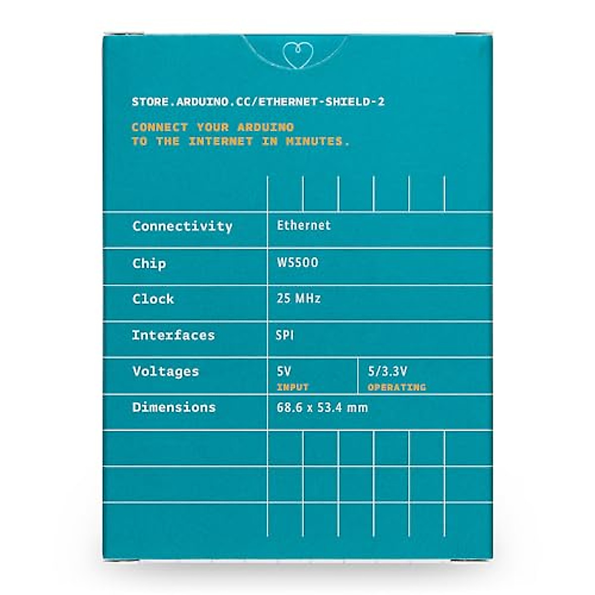 Arduino Ethernet Shield 2 [A000024]