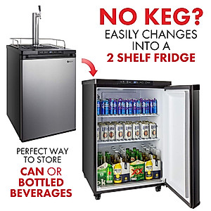 Kegco K309SS-1 Keg Dispenser, Stainless Steel