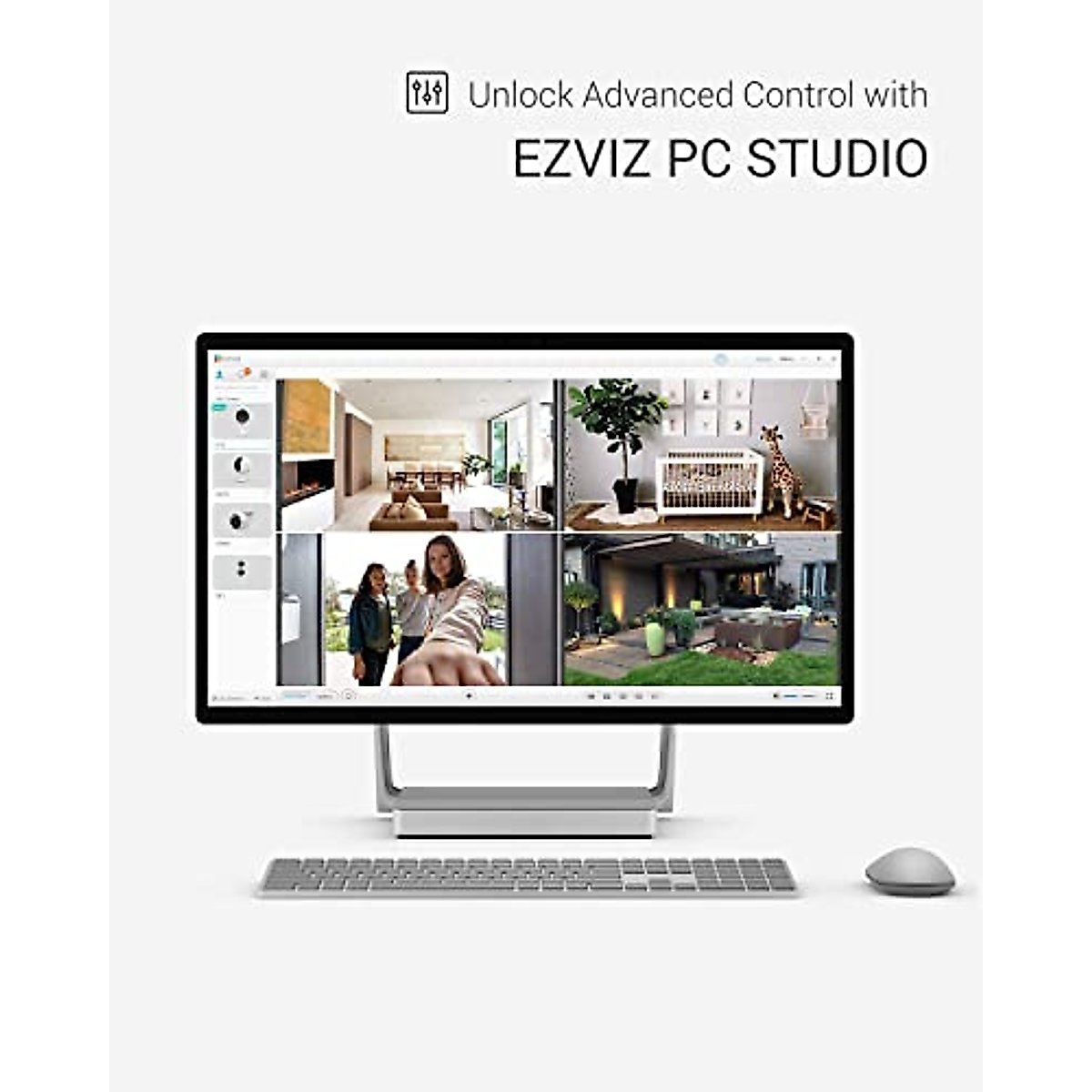 EZVIZ Indoor Security Camera 1080P WiFi Baby Monitor, Smart Motion Detection, Two-Way Audio, 40ft Night Vision, Works with Alexa & Google Assistant(C1C)