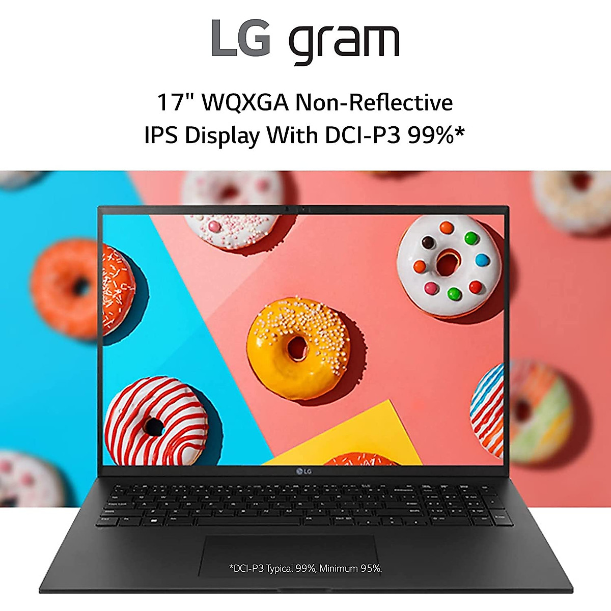 LG gram 17inch Laptop 2023 - Intel Evo Core i7-1360P - WQXGA IPS Display DCI-P3 99% - Windows 11 Pro - Thunderbolt 4 - Wi-Fi 6E - Backlit Keyboard - Business Laptop - HDMI Cable (16GB RAM |2TB SSD)