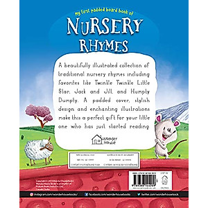 Nursery Rhymes Board Book: Illustrated Classic Nursery Rhymes (My First Book series)