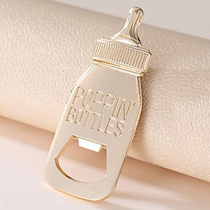24pcs Poppin Bottle Bottle Opener Baby Shower Favors Gift for Boy with Exquisite Packaging Box,Baby Shower Souvenirs For Guests Boy Baby Shower Party Decor Supplies by WeddParty (Blue A, 24)