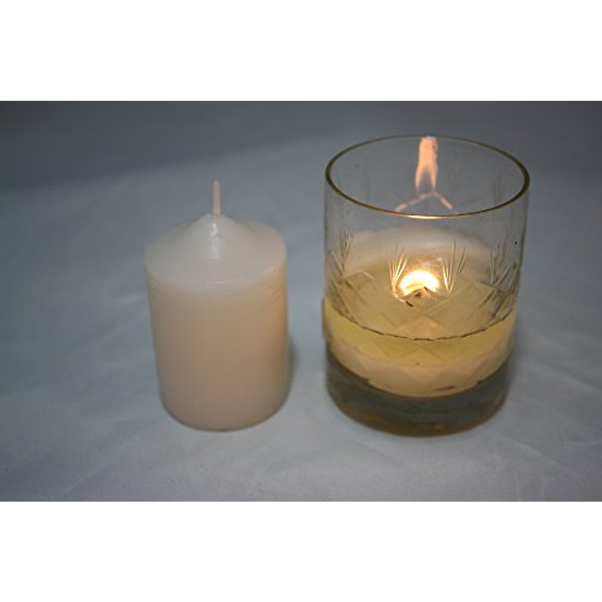 Enlightened Ambience Candles votives 10 Tibetan Sandalwood Scented White