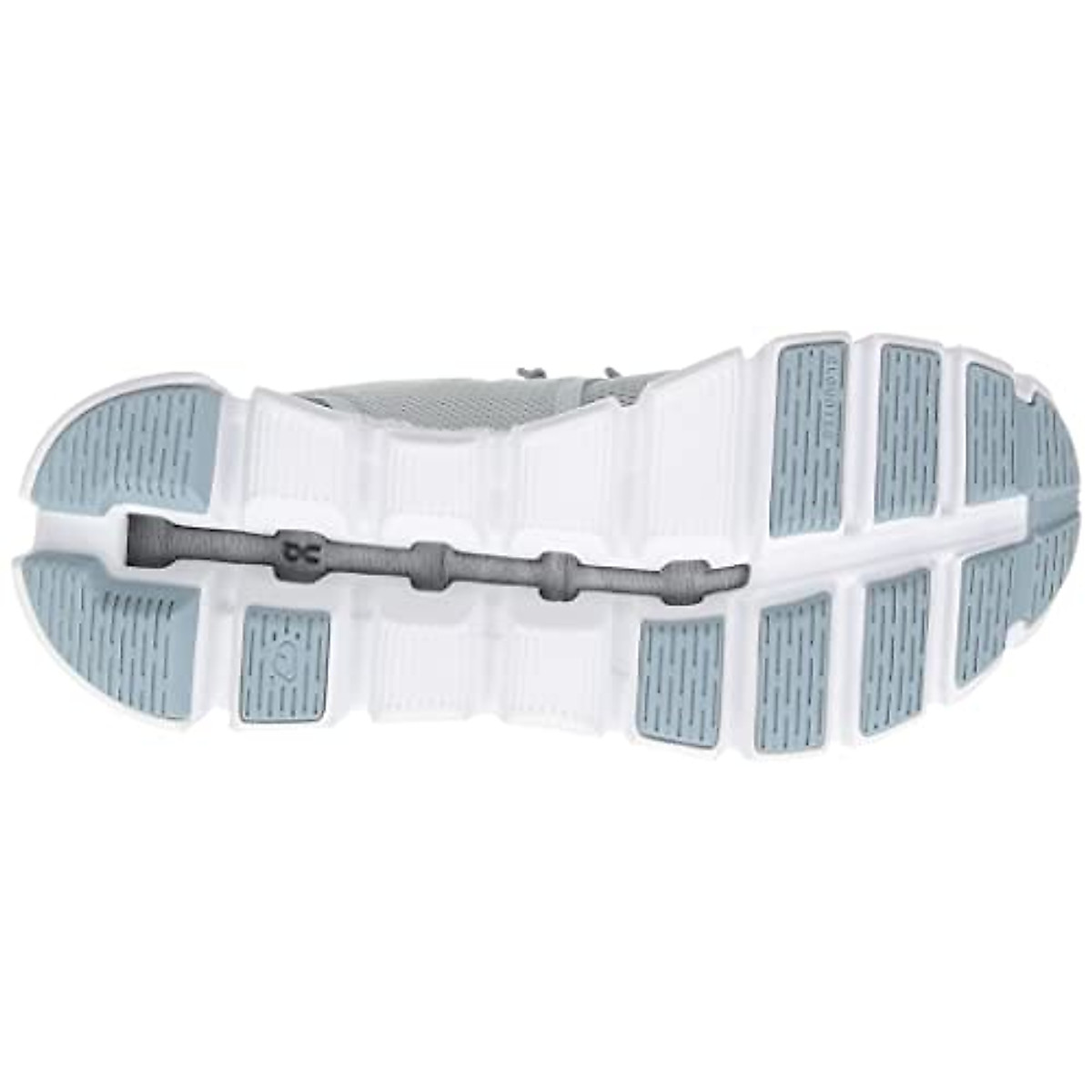 ON Women's Cloud 5 Sneakers, Surf/Cobble, Blue, 9.5 Medium US