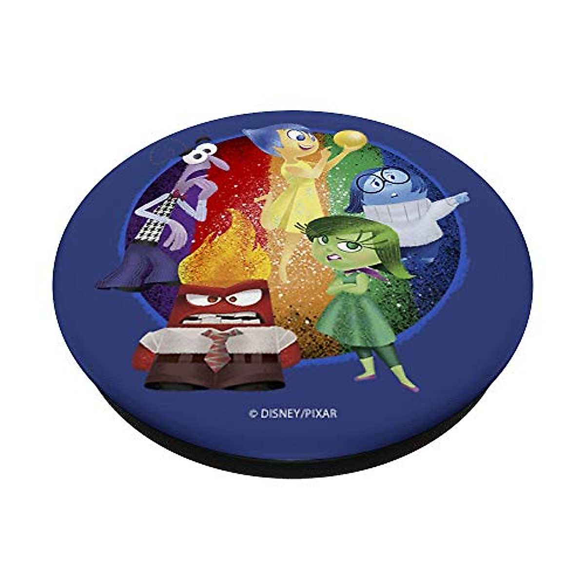 Disney Pixar Inside Out Joy Fear Anger Sadness Disgust PopSockets PopGrip: Swappable Grip for Phones & Tablets