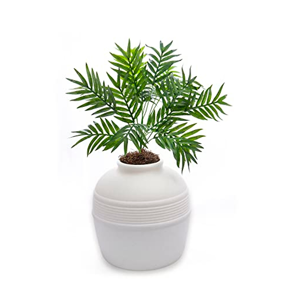 Good Pet Stuff, The Original Hidden Litter Box, Artificial Plants & Enclosed Cat Planter Litter Box, Vented & Odor Filter, Easy to Clean, White Birch