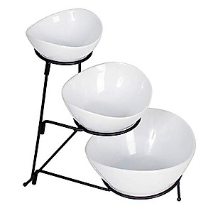 Gibson 92702.04 Server Set, 3 Tier, Black