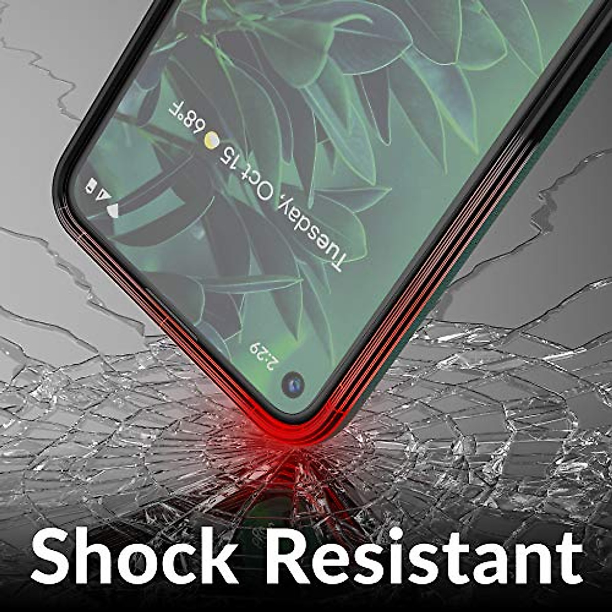 Crave Pixel 4a 5G Case, Dual Guard Protection Series Case for Google Pixel 4a (5G) - Forest Green