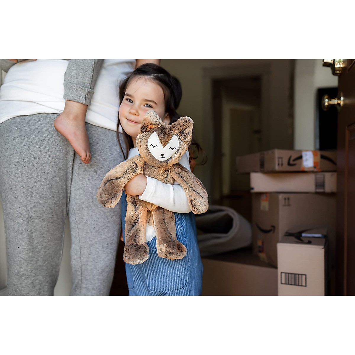 Slumberkins 14" Fox Kin, Affirmation Card, & Storybook Set | Supports Changes, Coping Skills & Transitions | Social Emotional Development | Soft Plush Animal Gift Set for Toddlers & Preschoolers