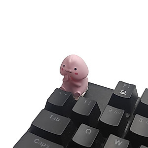 Backboon Hand-Customized Interesting and Creative Gaming Keycaps for Cherry MX Switches Mechanical Gaming Keyboard (Little Dingding1)